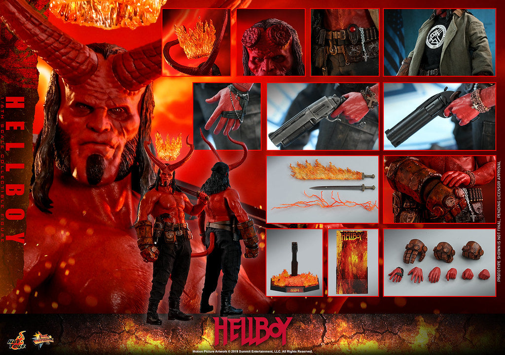 PRE-LOVED - Hot Toys - MMS527 - Hell Boy: Hell Boy – HobbyIsland