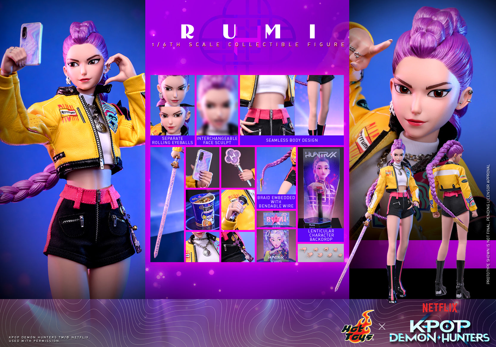 Hot Toys - K-POP Demon Hunters: Rumi 1/6th Scale Collectible Figure ...