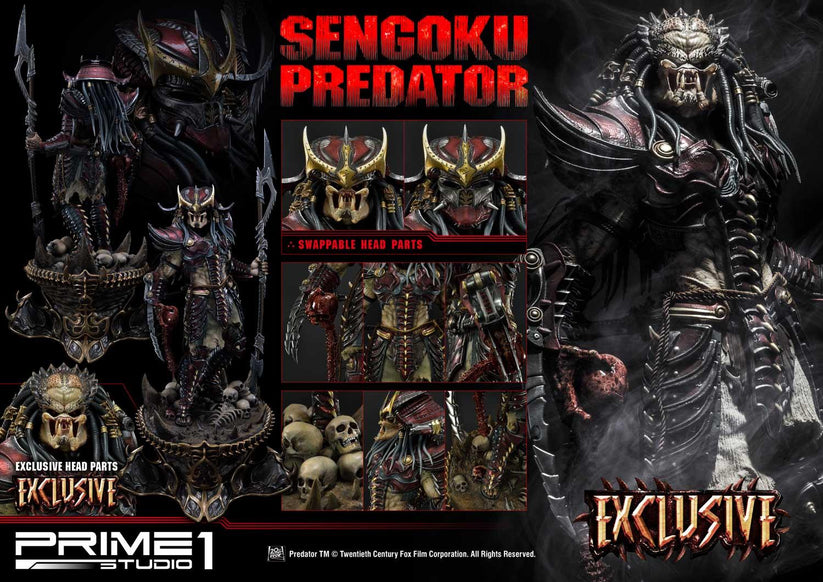 PRE-LOVED - Prime 1 Studio - 1/4 Scale Sengoku Predator (Exclusive Edi ...